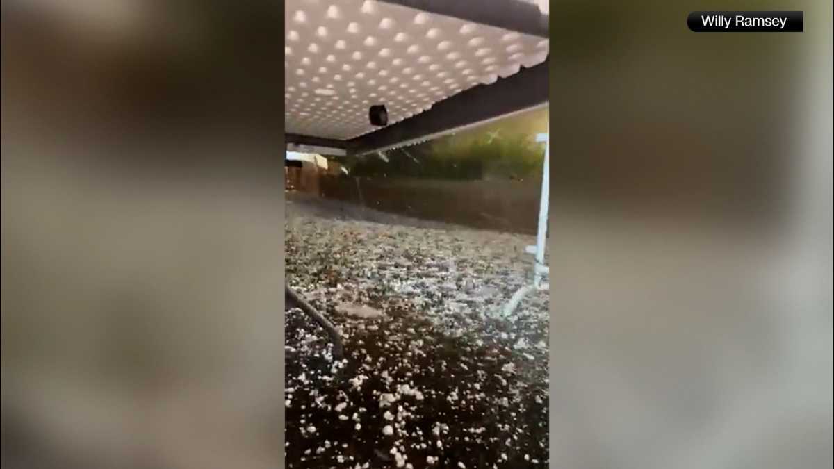 Hail storm injures nearly 100 people ahead of Denver concert
