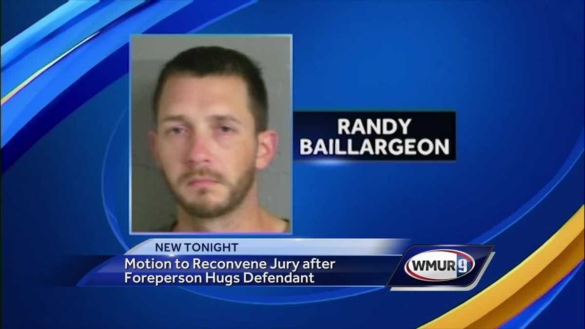 Motion filed to reconvene jury after juror hugs defendant after acquittal