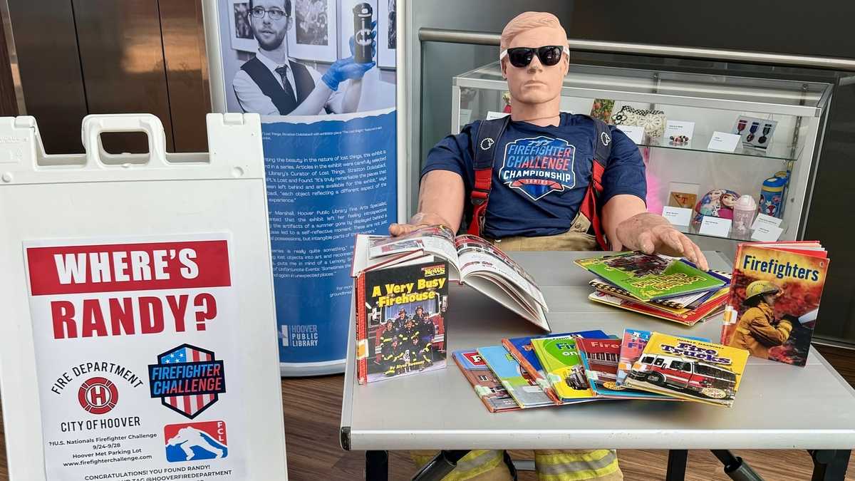 Hoover Fire Department challenges you to find "Randy"