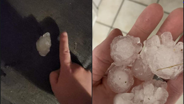 Storm drops pingpong ball-sized hail in northern Rankin County
