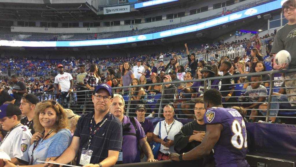 Gerry's take from the Ravens' stadium practice