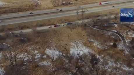 Police: Man's body was found frozen in ice in Iowa ditch