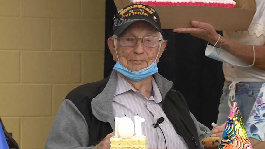Oklahoma World War II veteran Raymond Duncan celebrates 101st birthday