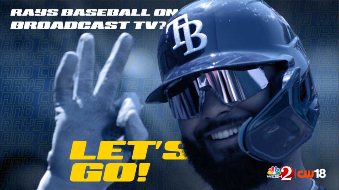 Select Tampa Bay Rays games to air on WESH 2, CW18