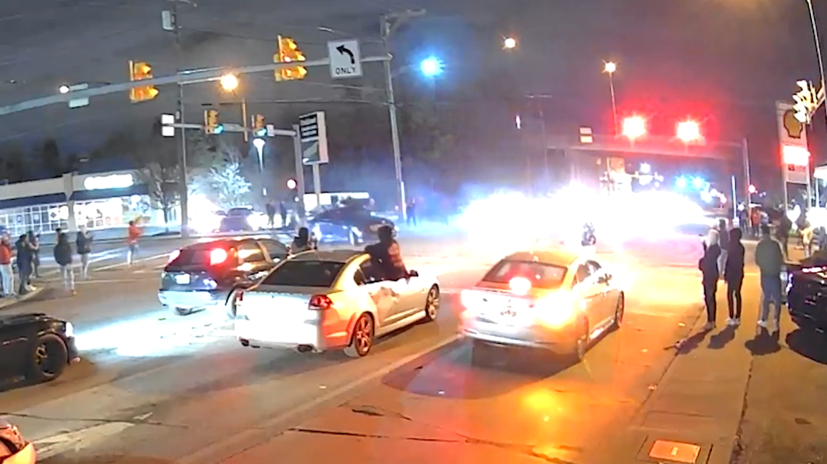 Police working to identify those involved in street takeover caught on ...