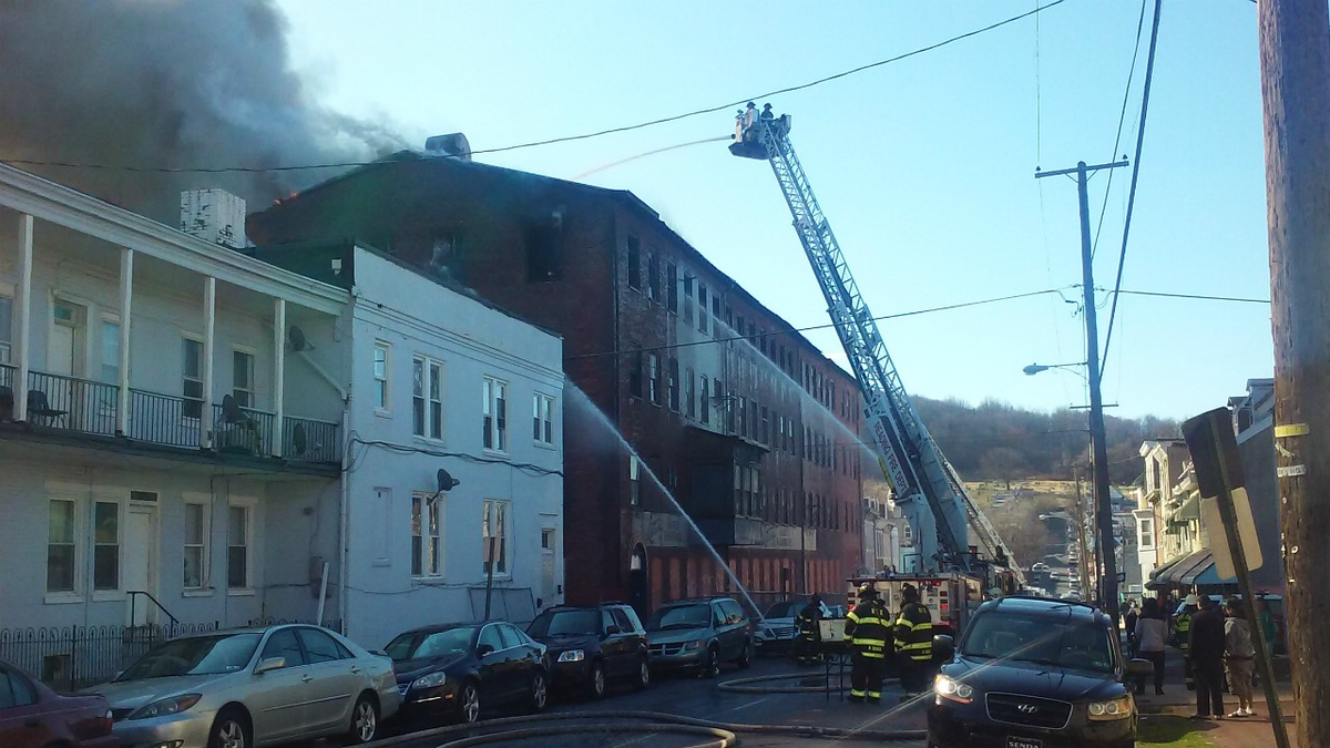 Reading warehouse fire goes to 3 alarms