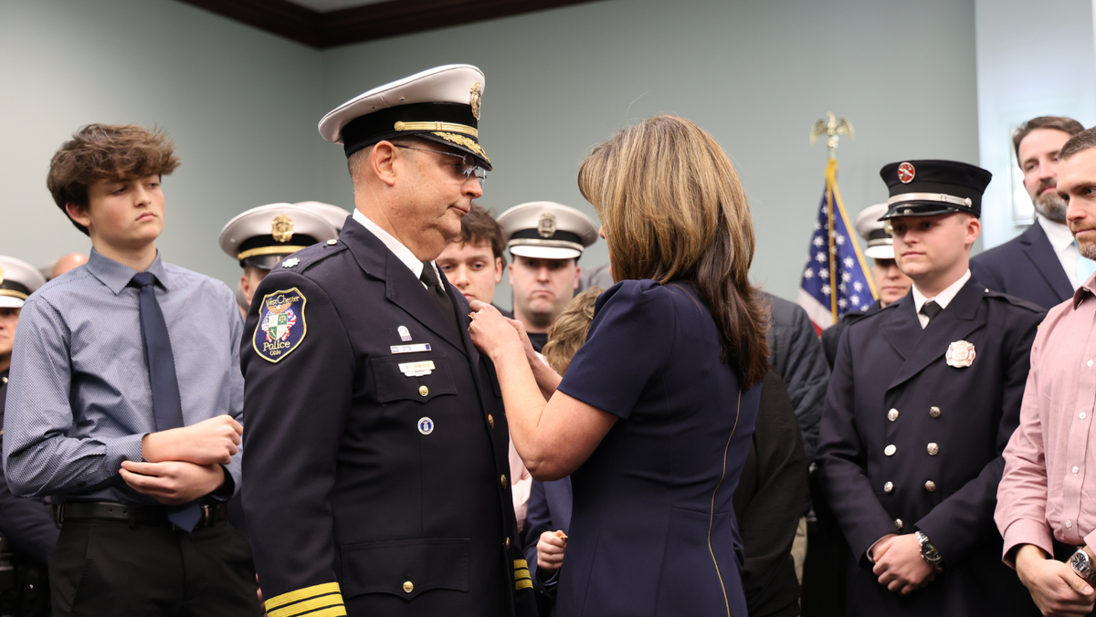 West Chester Township officially names new chief of police