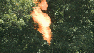 Amerigas flaring propane tank in Bella Vista