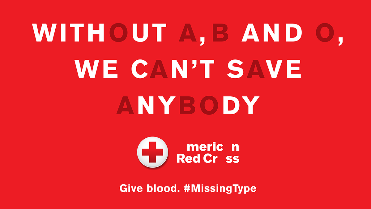 #MissingType: UAB helps Red Cross launch campaign for new blood donors