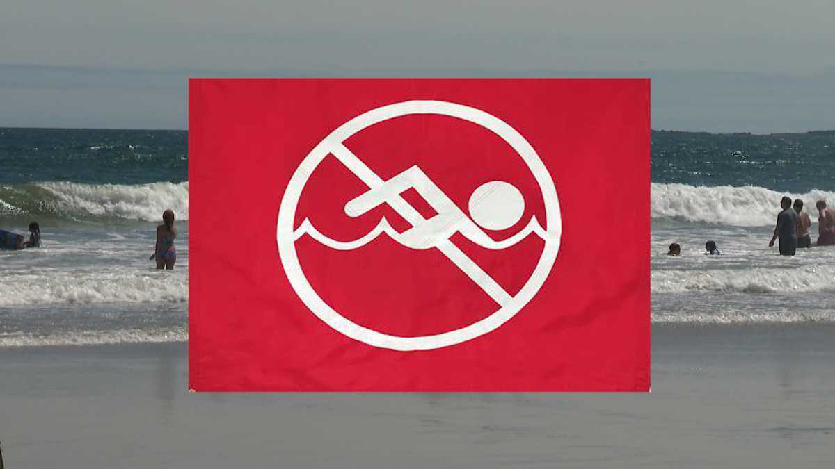 Swimming banned at Maine beaches due to Hurricane Erin