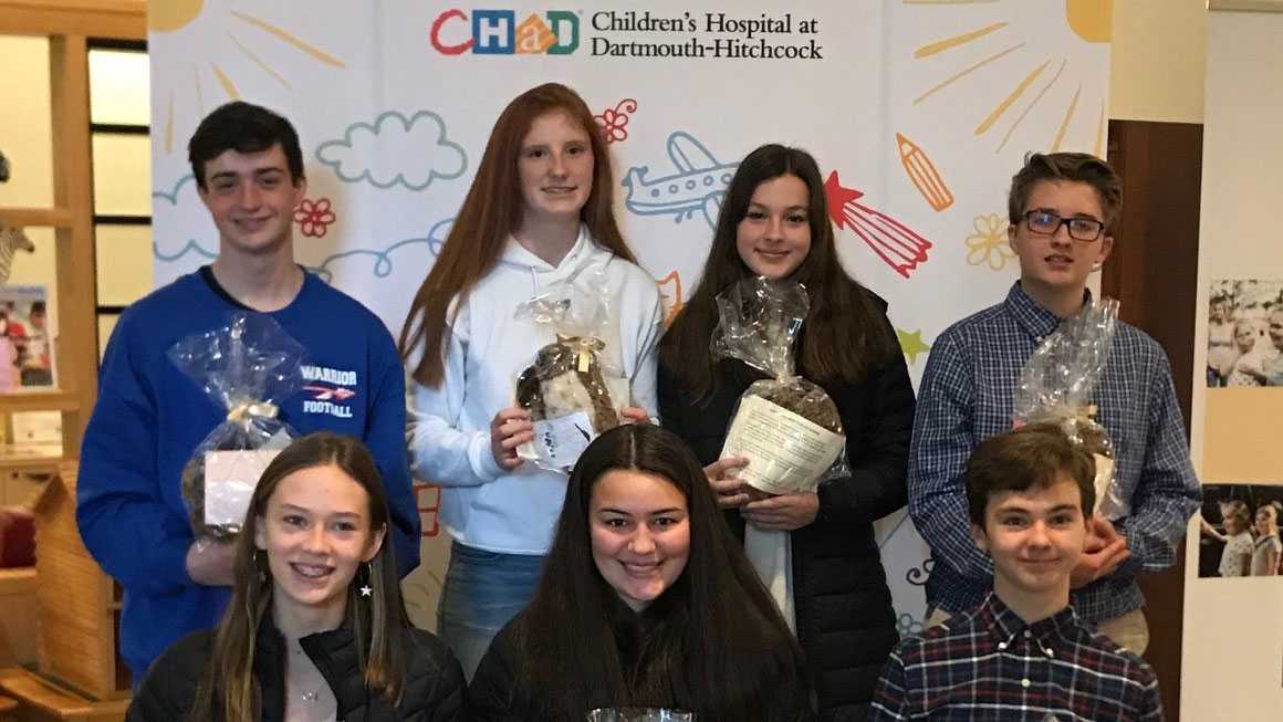 Students hand out plush red-tailed hawks to CHaD patients