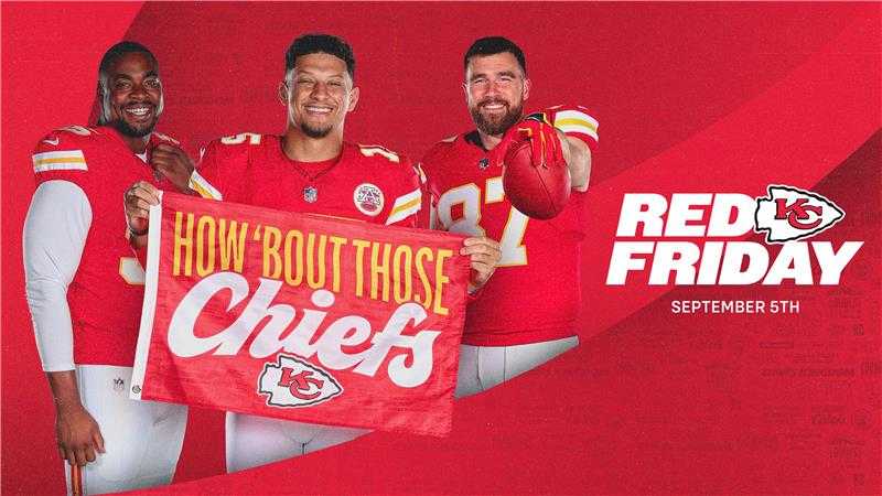 Kansas City Chiefs 2025 Red Friday flag sale location, time