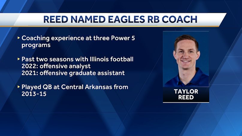 Taylor Reed named Running Backs coach at Georgia Southern