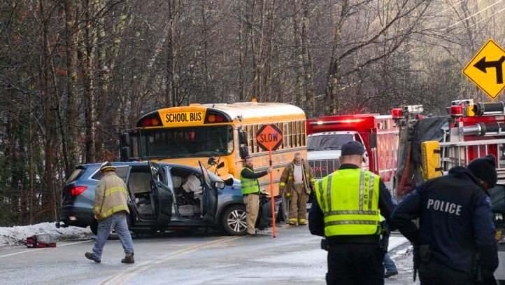 Twin Valley School District bus involved in crash with driver on Route ...