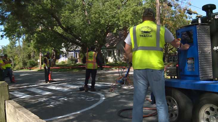 City removes homemade crosswalk in Burlington neighborhood