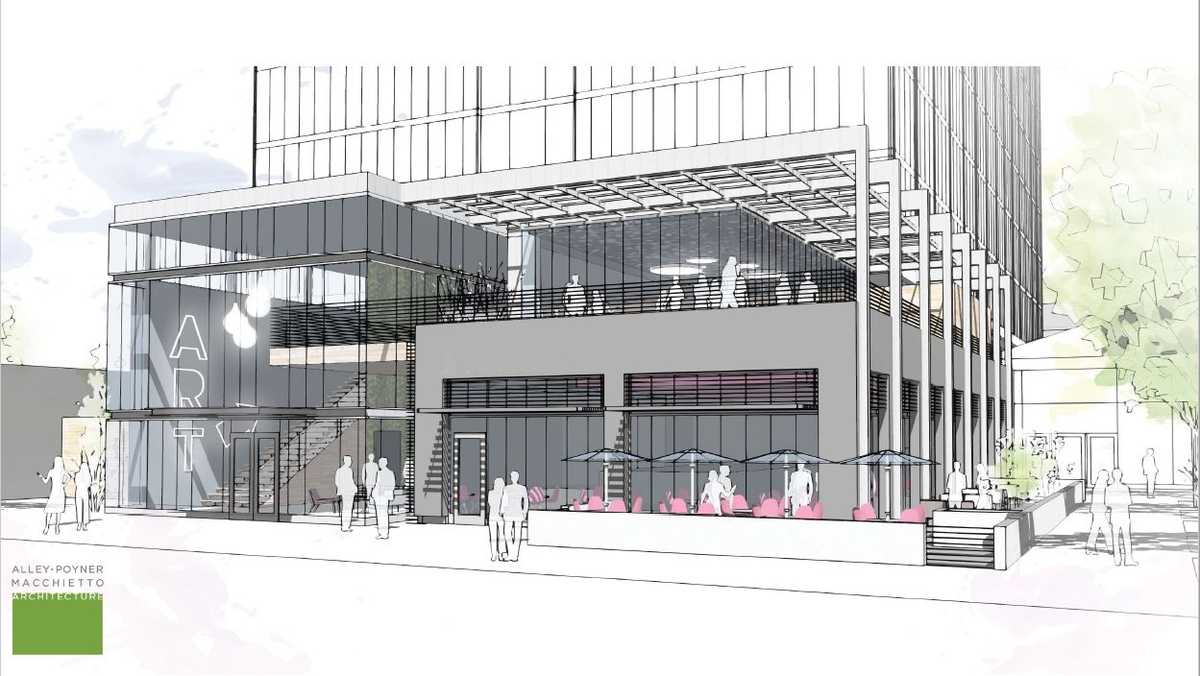 Redevelopment of Landmark building includes upscale hotel, restaurant