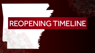 Timeline of when facilities will reopen across Arkansas