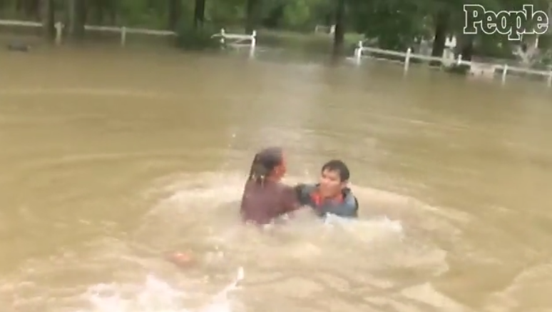 Four awarded medals for woman's rescue during Louisiana flooding