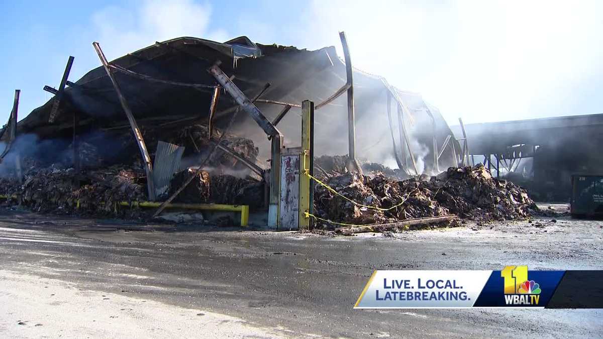 Residents concerned as paper recycling plant fire smolders
