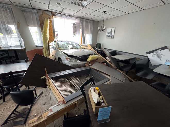 Car drives into Northern New York restaurant, officials say