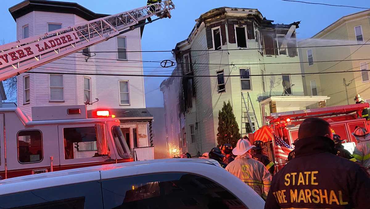 Man dies in Revere fire, young woman jumps out window to escape flames