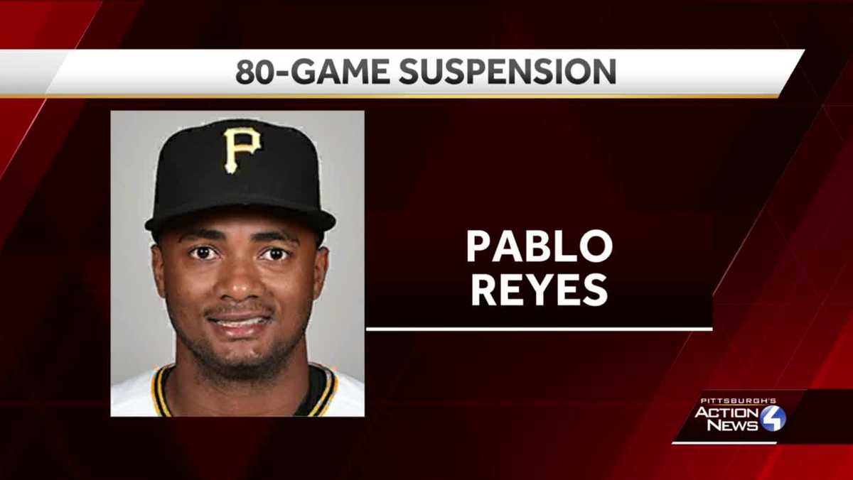 Pirates' Pablo Reyes suspended 80 games