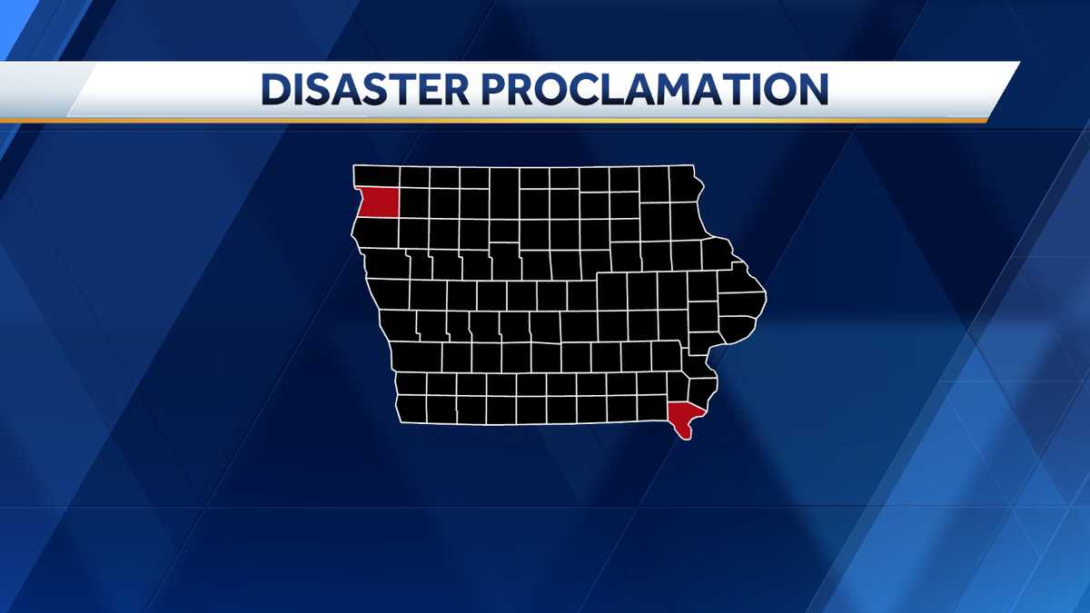 Gov. Kim Reynolds issues disaster proclamation for Iowa counties hit by ...