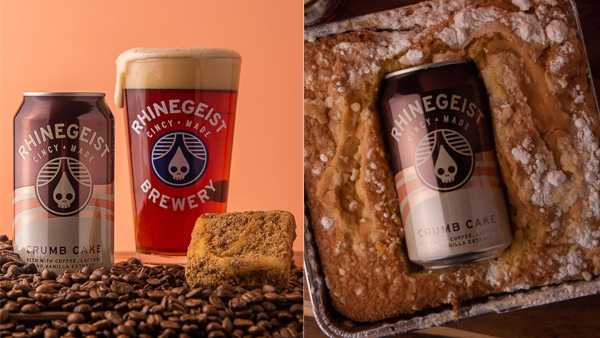 Streusel you can sip: Rhinegeist introduces crumb cake beer