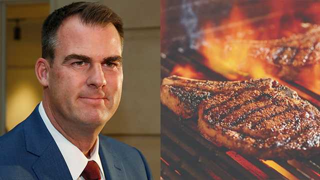 Gov. Stitt bets official state steak on OU-LSU game with Louisiana governor