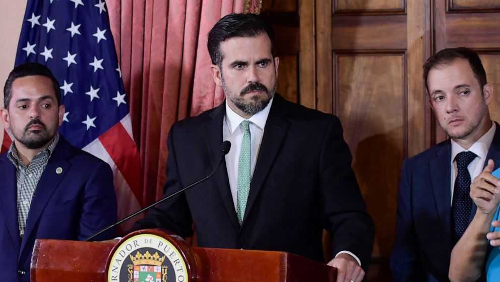Governor of Puerto Rico Ricardo Rossello announces resignation