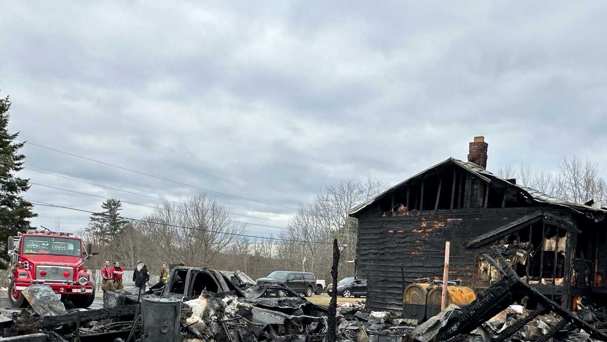 Officials: Man set fire at Maine home while 3 people were still inside