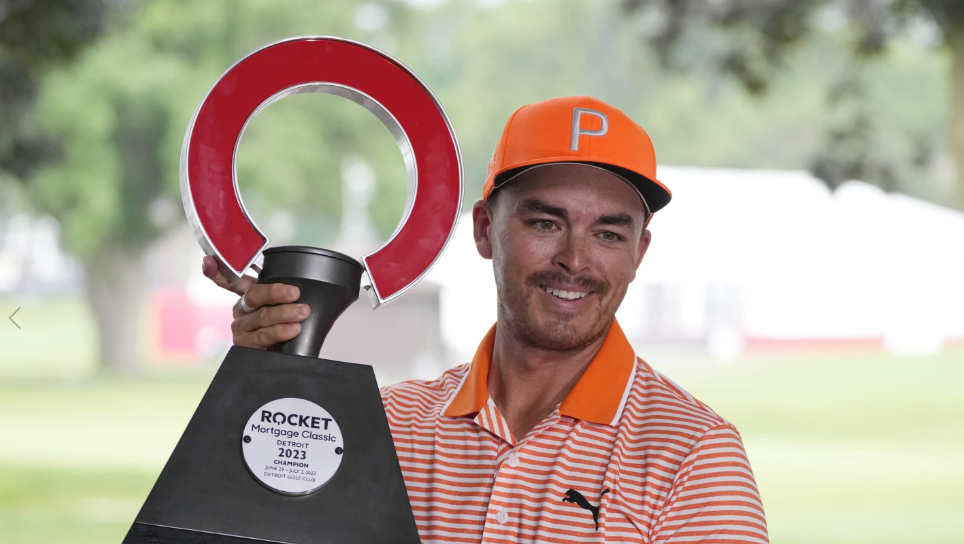 Rickie Fowler wins Rocket Mortgage Classic in playoff