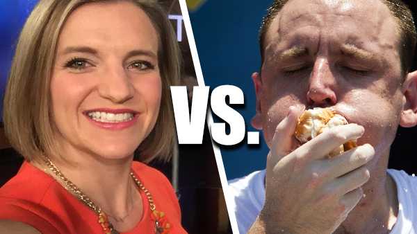 Randi Rico looks to dethrone Joey Chestnut in Bratwurst-Eating Championship
