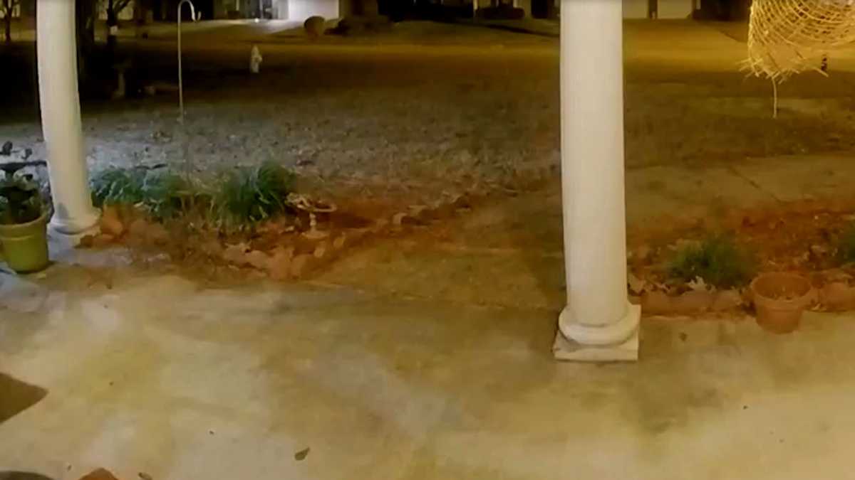 Burst of gunfire captured by Ring camera in Jackson neighborhood Burst of gunfire captured by Ring camera in Jackson neighborhood
