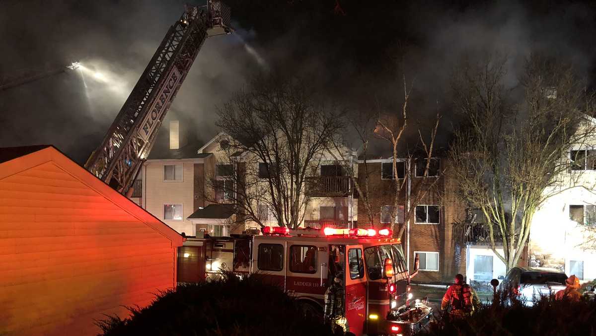 Several people rescued, two hurt, in overnight Florence fire