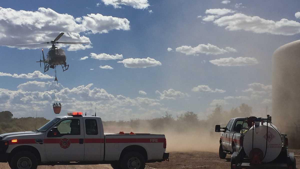 Brush fire near Rio Rancho grows to 2100 acres
