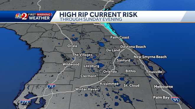 Rough surf, rip currents at Florida beaches: Hurricane Ernesto