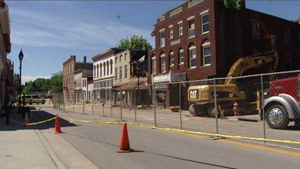 Two buildings and a piece of history come down in Ripley