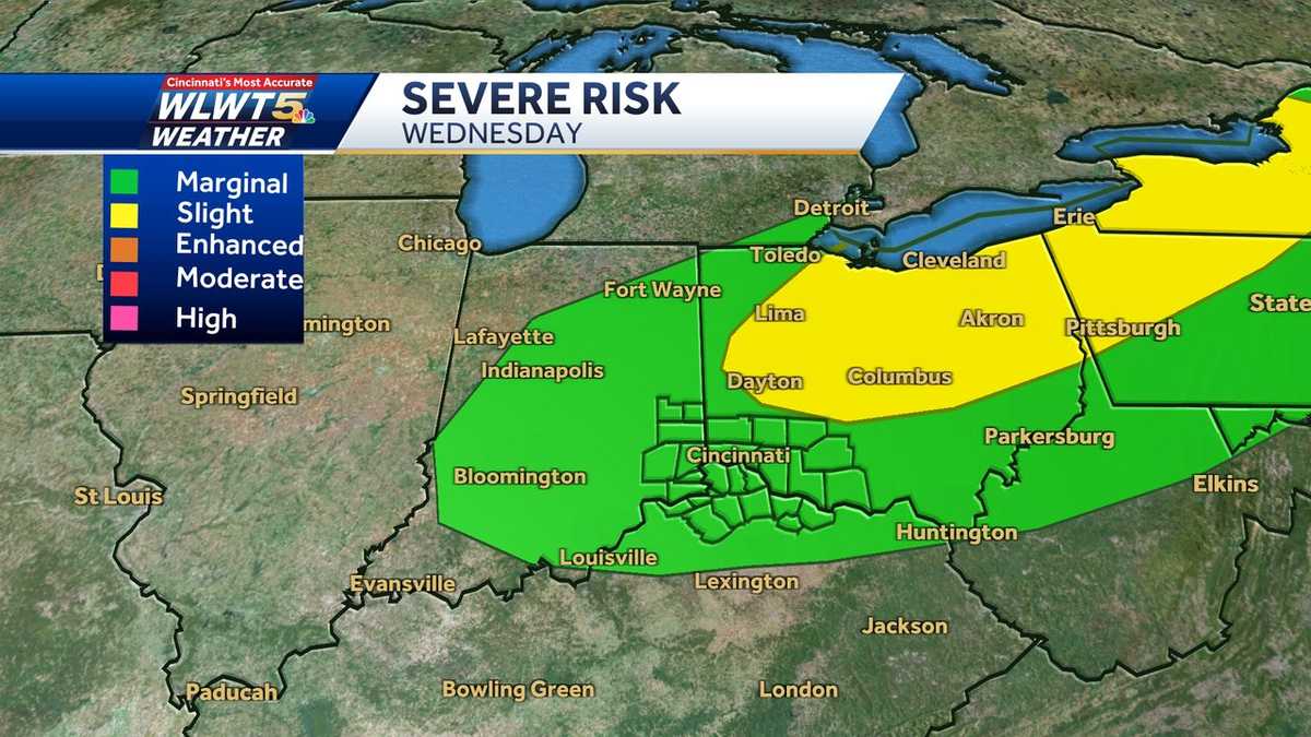 Rain Thunderstorms Expected Across Greater Cincinnati Area
