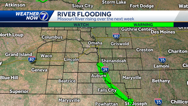 Missouri River levels rising over the next week