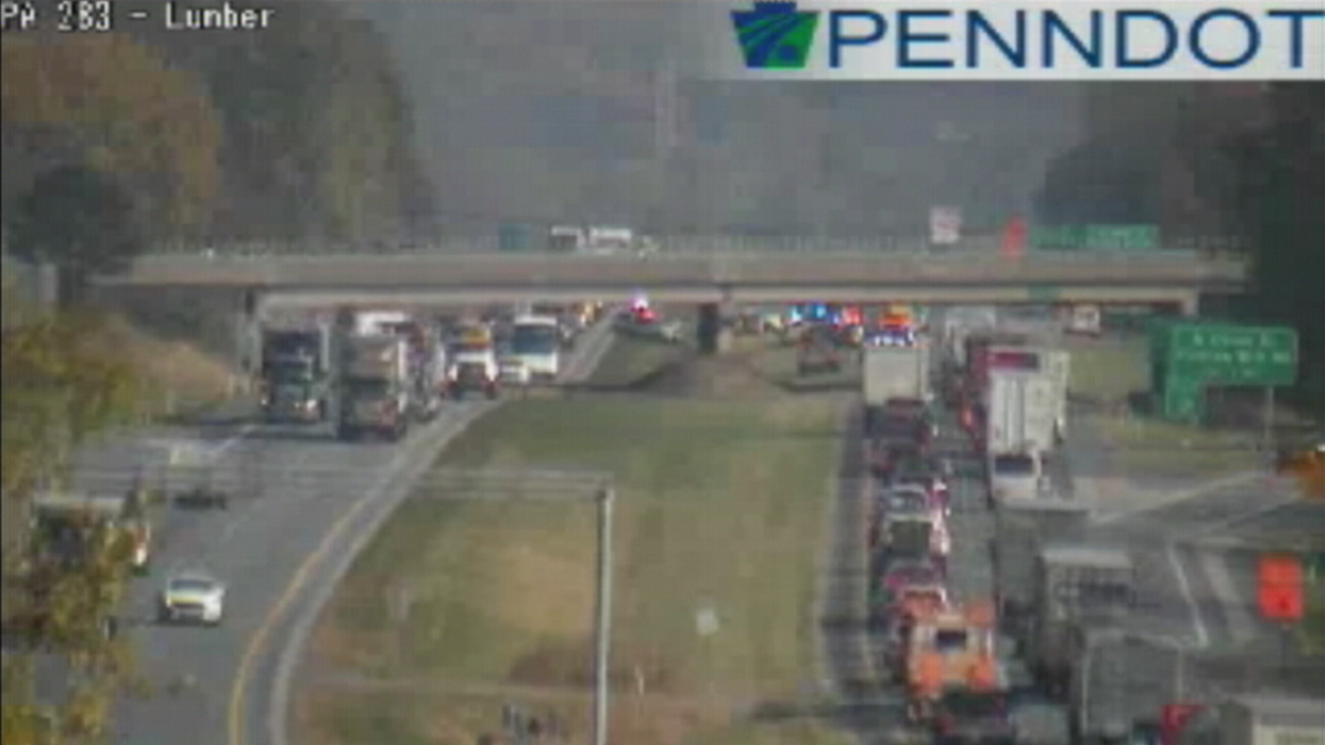 Crews on scene of fatal crash along Route 283; Motorcycle involved