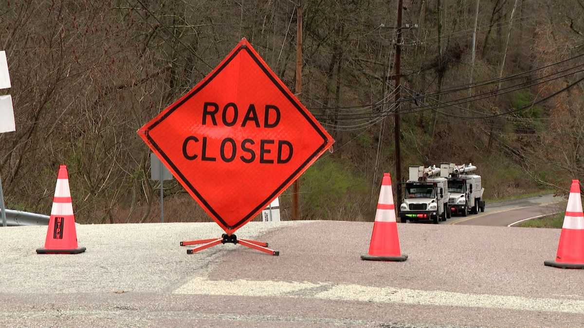 Roads closed due to flooding, landslides in Western Pennsylvania
