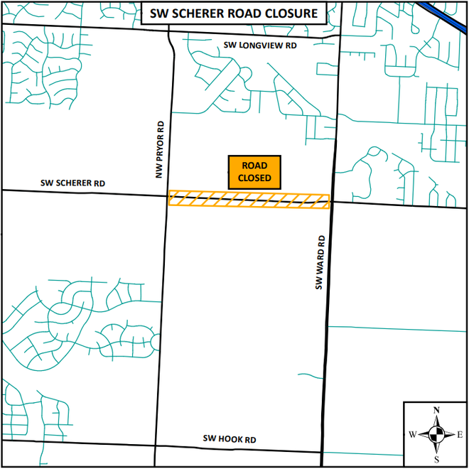 Road in Lee's Summit closed due to collapse