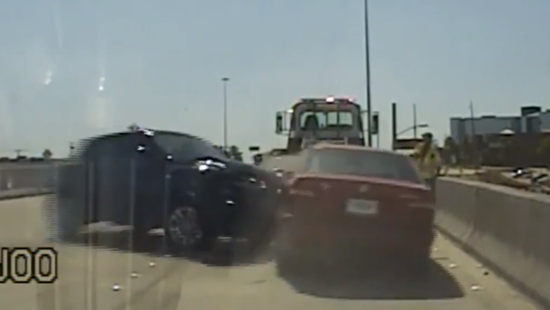 Police Departments Dash Cam Footage Of Crash Reminds Drivers To Move