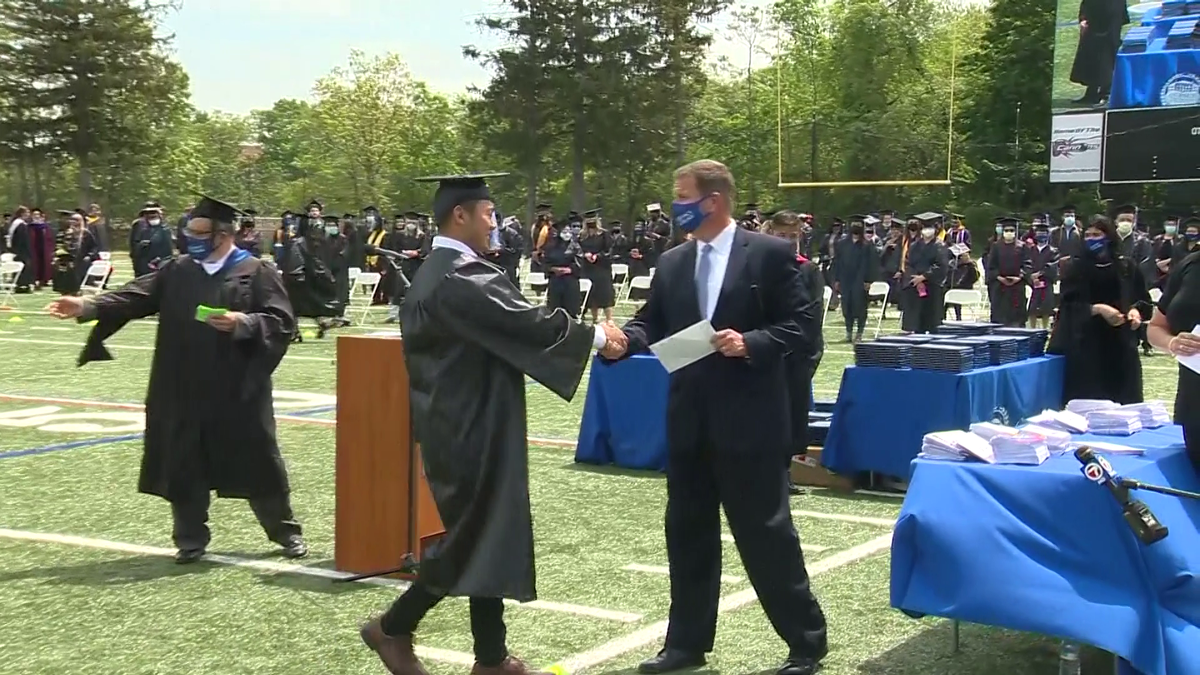 Philanthropist surprises Quincy College grads with cash gift