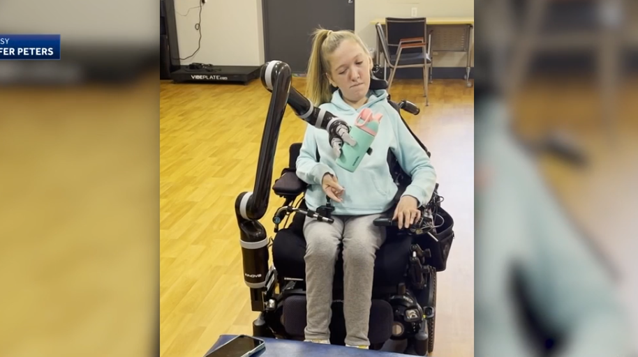 Omaha family fight to get medical robotic arm for teen daughter
