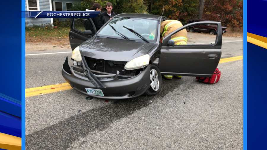 Woman transported to hospital following 2-car crash in Rochester