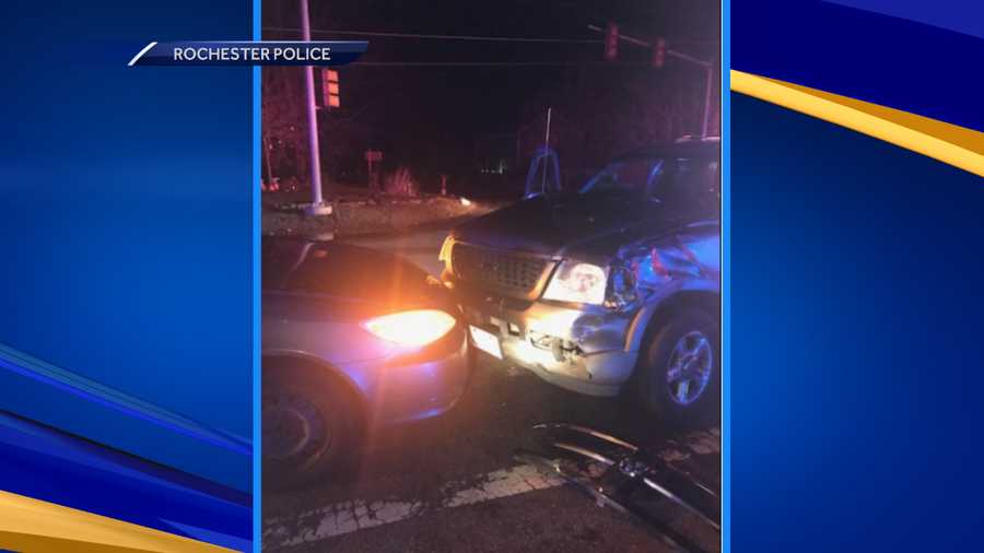 Woman hospitalized following 3-car crash in Rochester