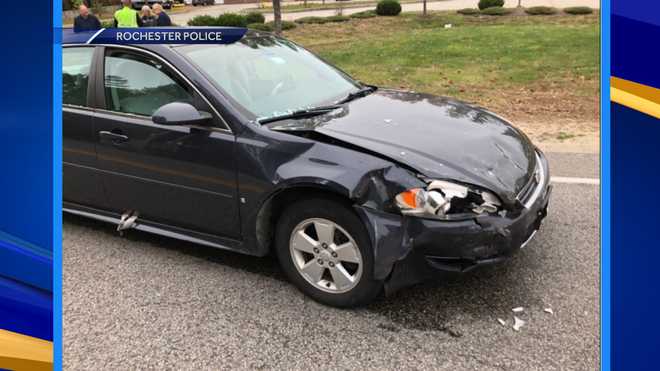 Woman transported to hospital following 2-car crash in Rochester