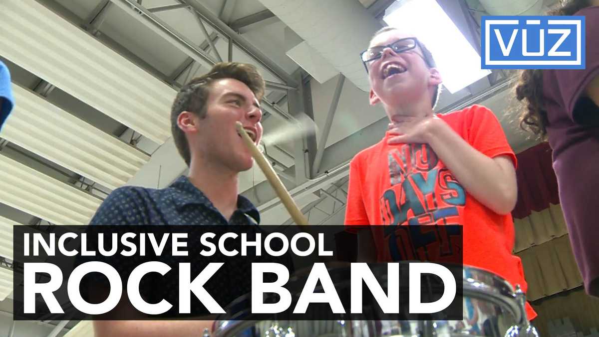 School rock band teaches children to express themselves through music